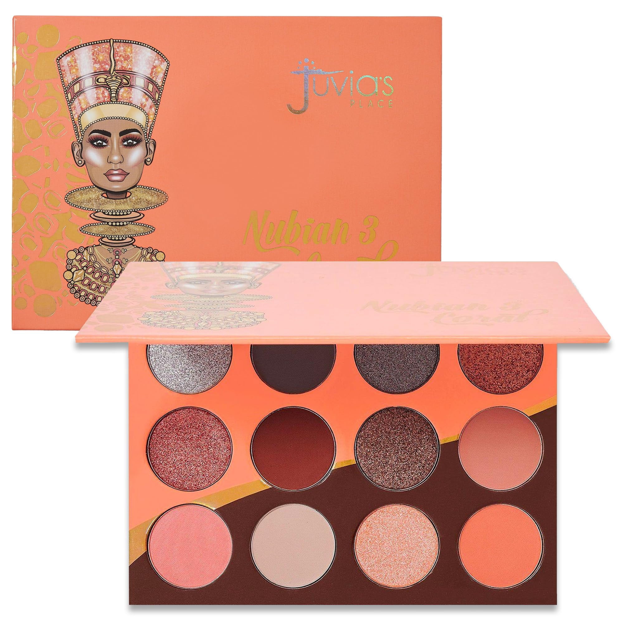 Juvia's Place Palette The Nubian 3 Coral - Peachy Neutrals, Muted Hues ...