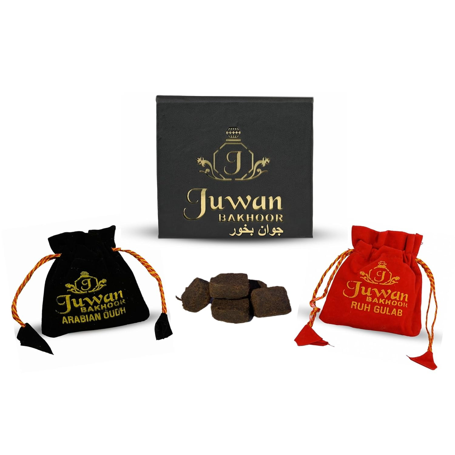 Juwan Oud Bakhoor Incense Arabian Oudh Ruh Gulab Bakhoor 40 40 Gram ...