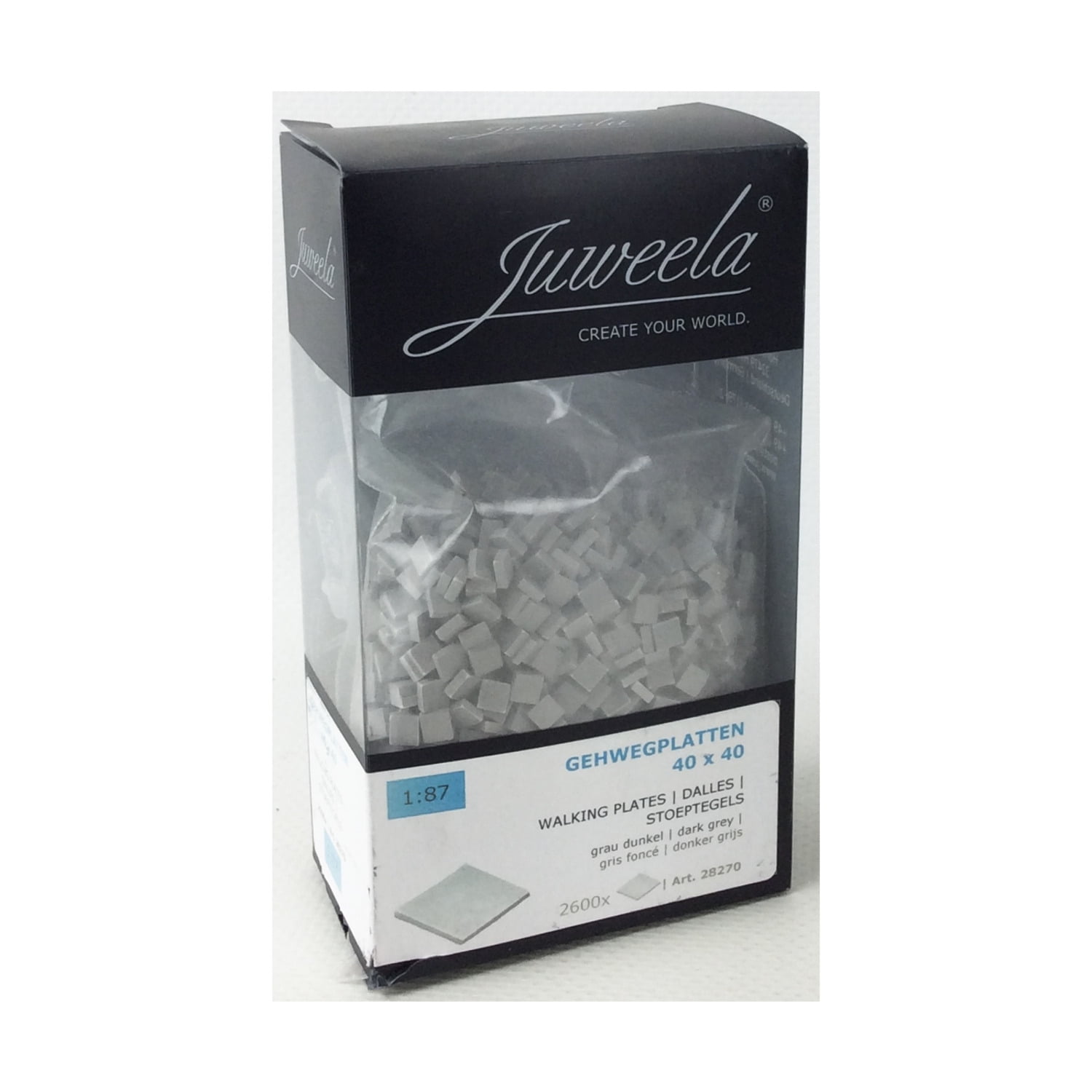 Juweela Scenics Walking Plates 40x40 (Dark Grey) New - Walmart.com