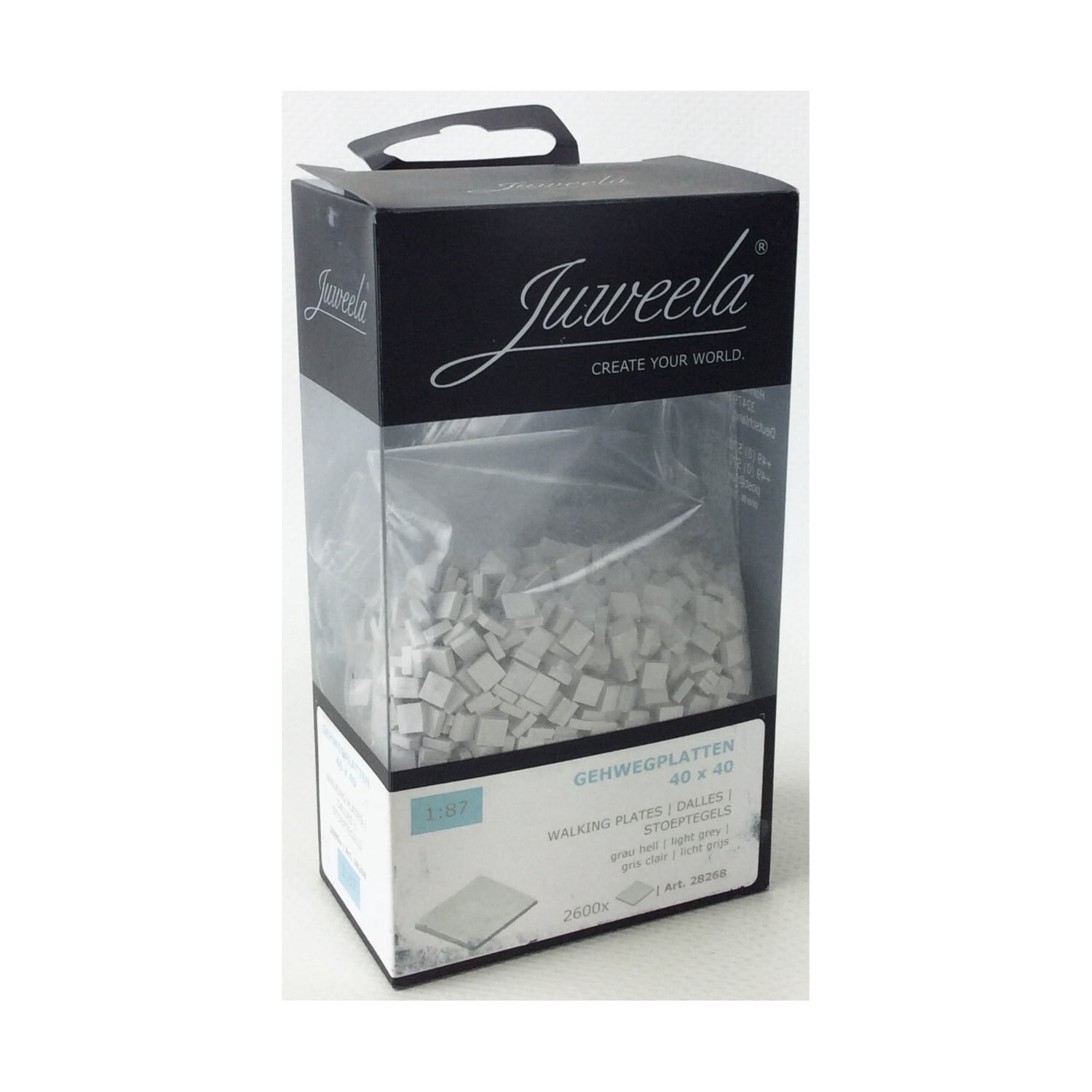 Juweela Scenics Walking Plates 40x40 (Light Grey) New - Walmart.com