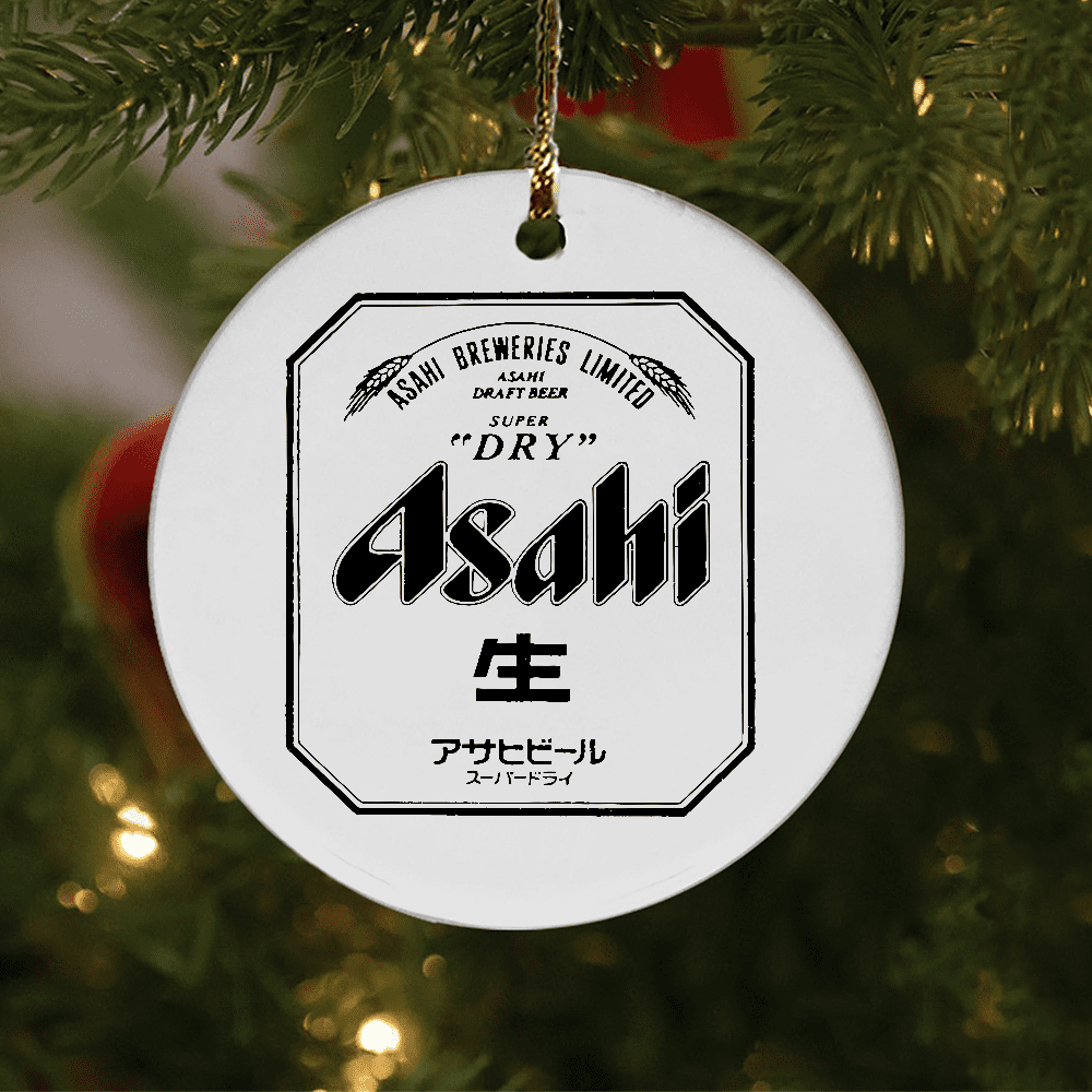 Juxt Asahi Beer Ornament Japanese Logo High Quality Design, Ceramic ...