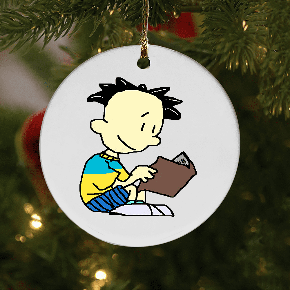 Juxt Big Nate Ornament Comic Character Funny Design, Ceramic Ornament ...