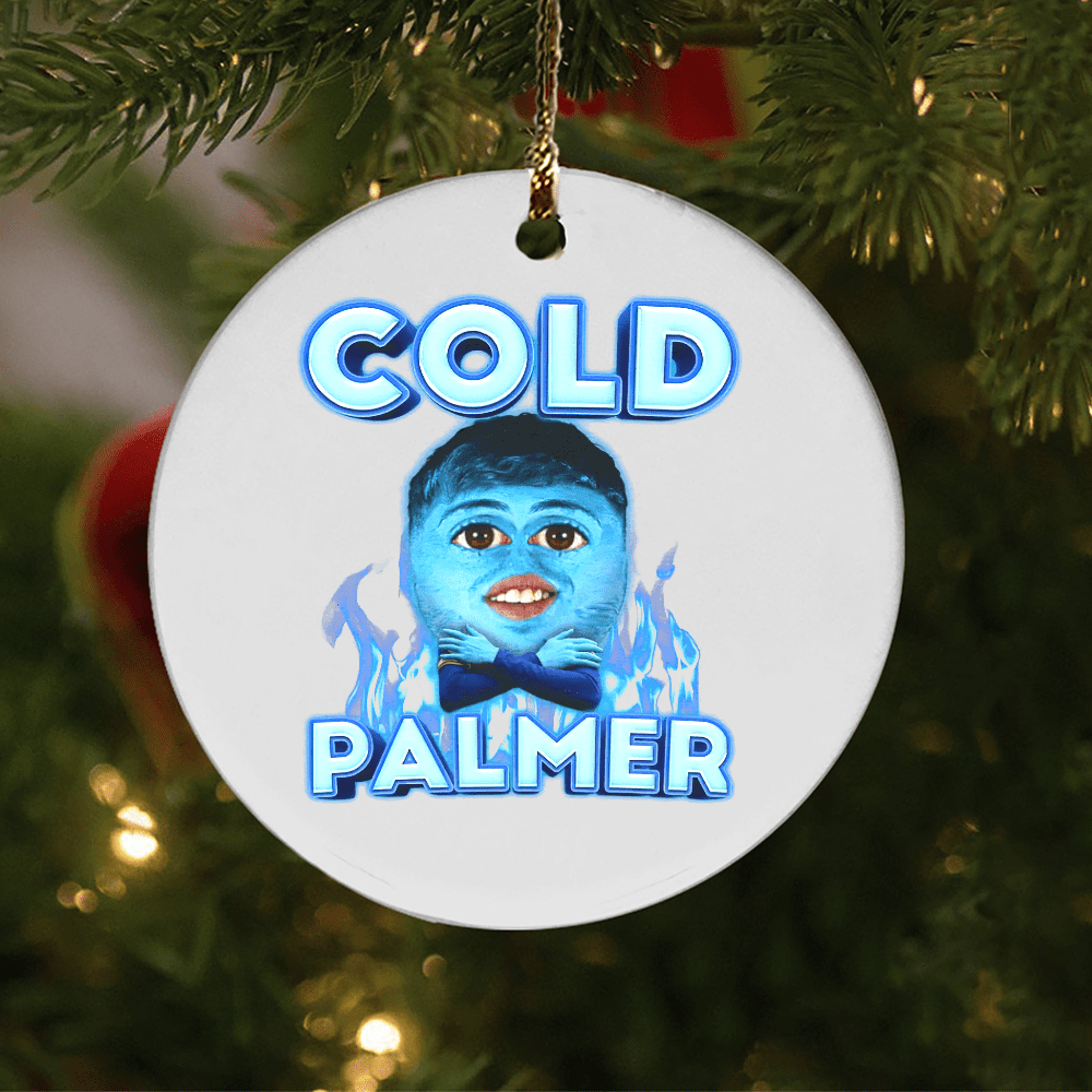 Juxt Cold Palmer Meme Ornament Cozy Warm Style, Ceramic Ornament ...