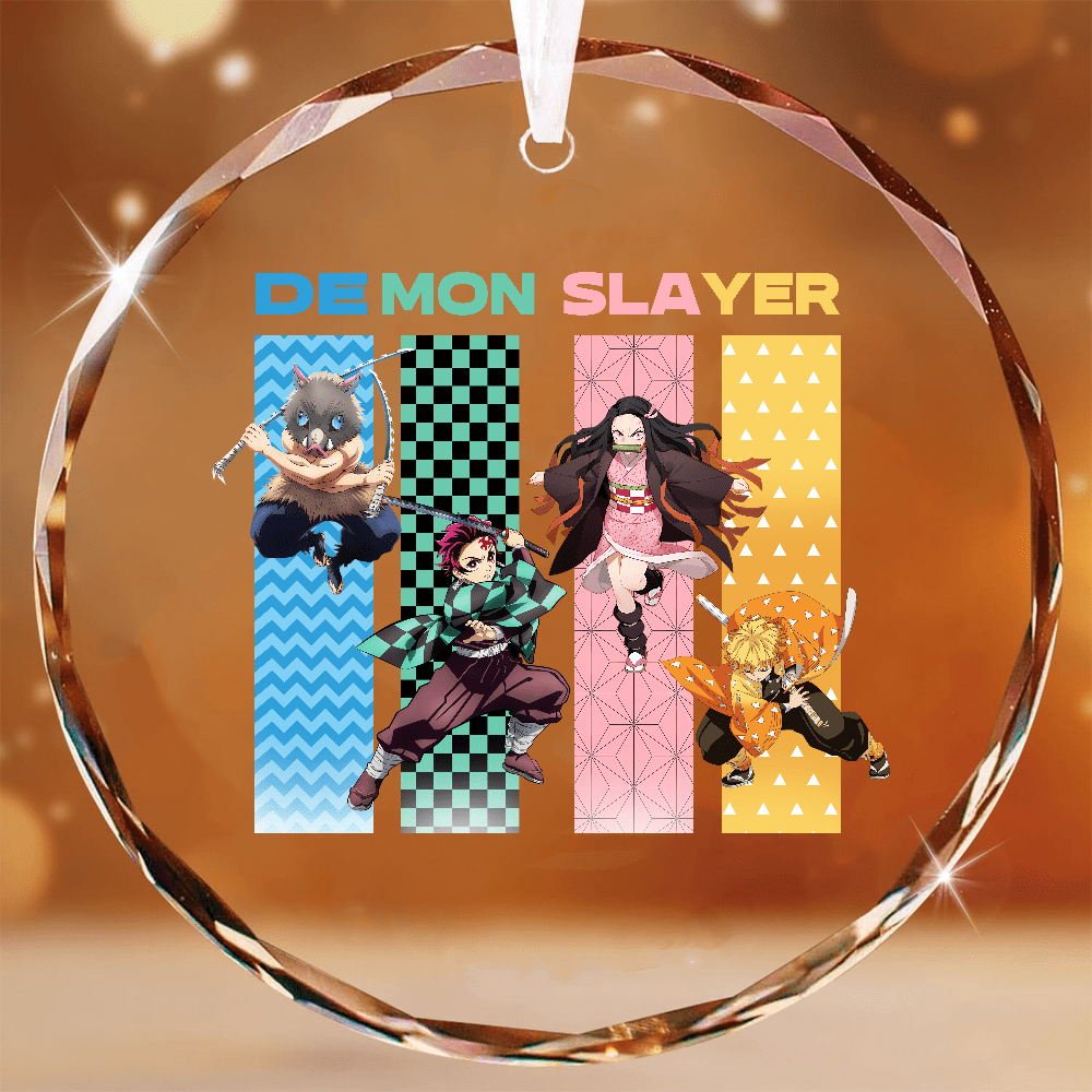 Juxt Demon Slayer Ornament Anime Character Fan Collectible, Crystal ...