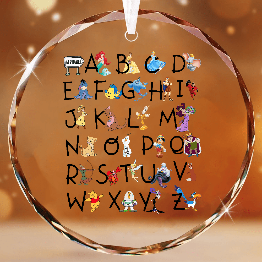 Juxt Disney Alphabet Characters A to Z Ornament Teacher Classroom ...