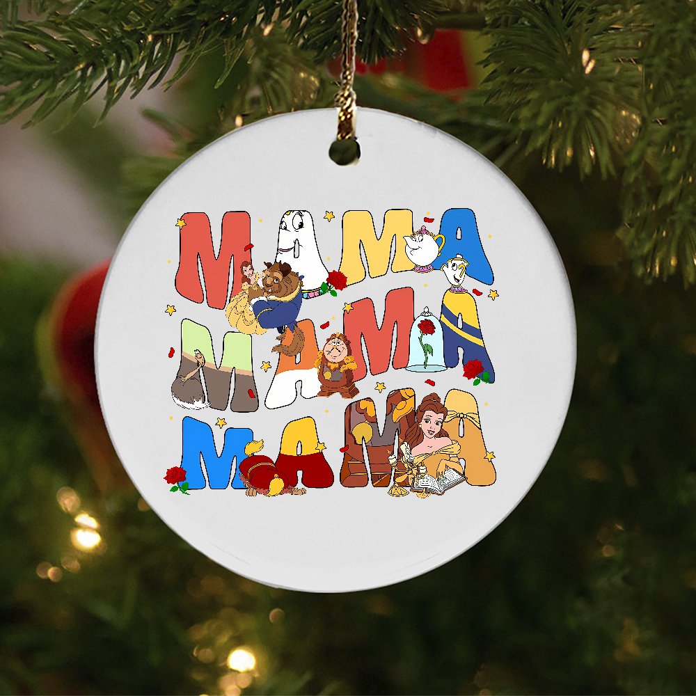 Juxt Disney Ornament Beauty and the Beast Mama Belle Mother’s Day Theme ...