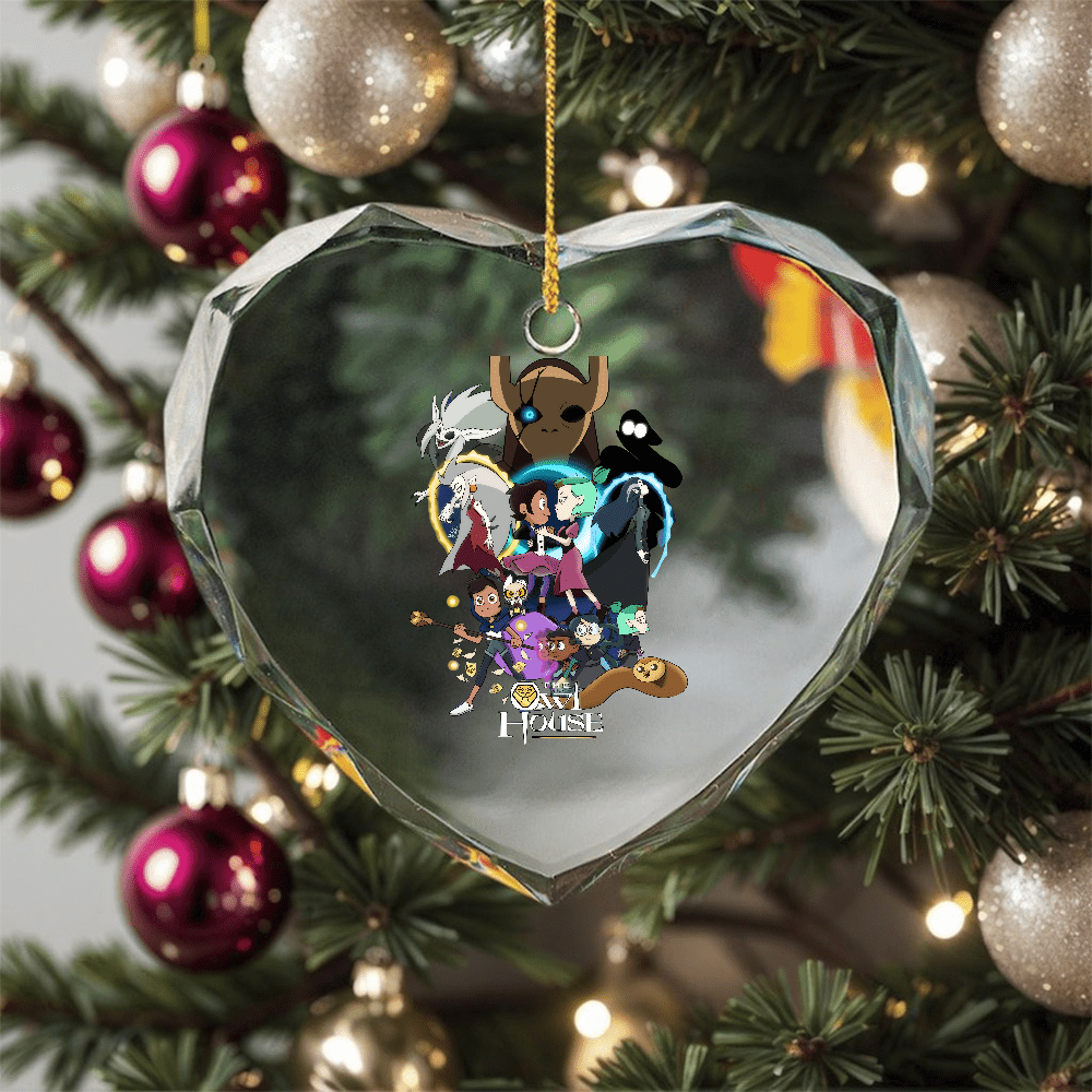 Juxt The Owl House Glass Ornament, Emperor Eda Luz Amity Disney Fantasy ...