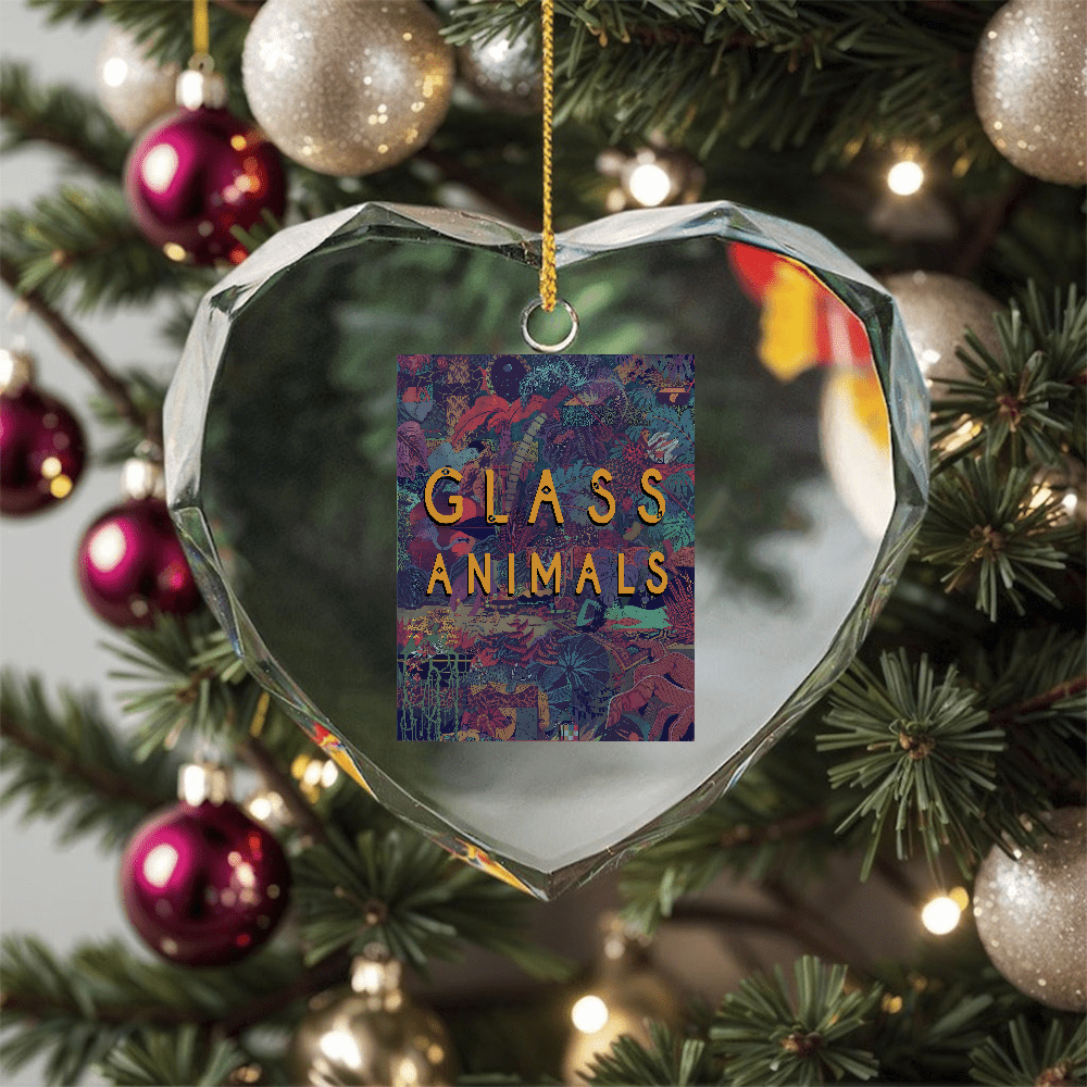 Juxt Glass Animals 90s Merch Glass Ornament, Alternative Band Inspired ...