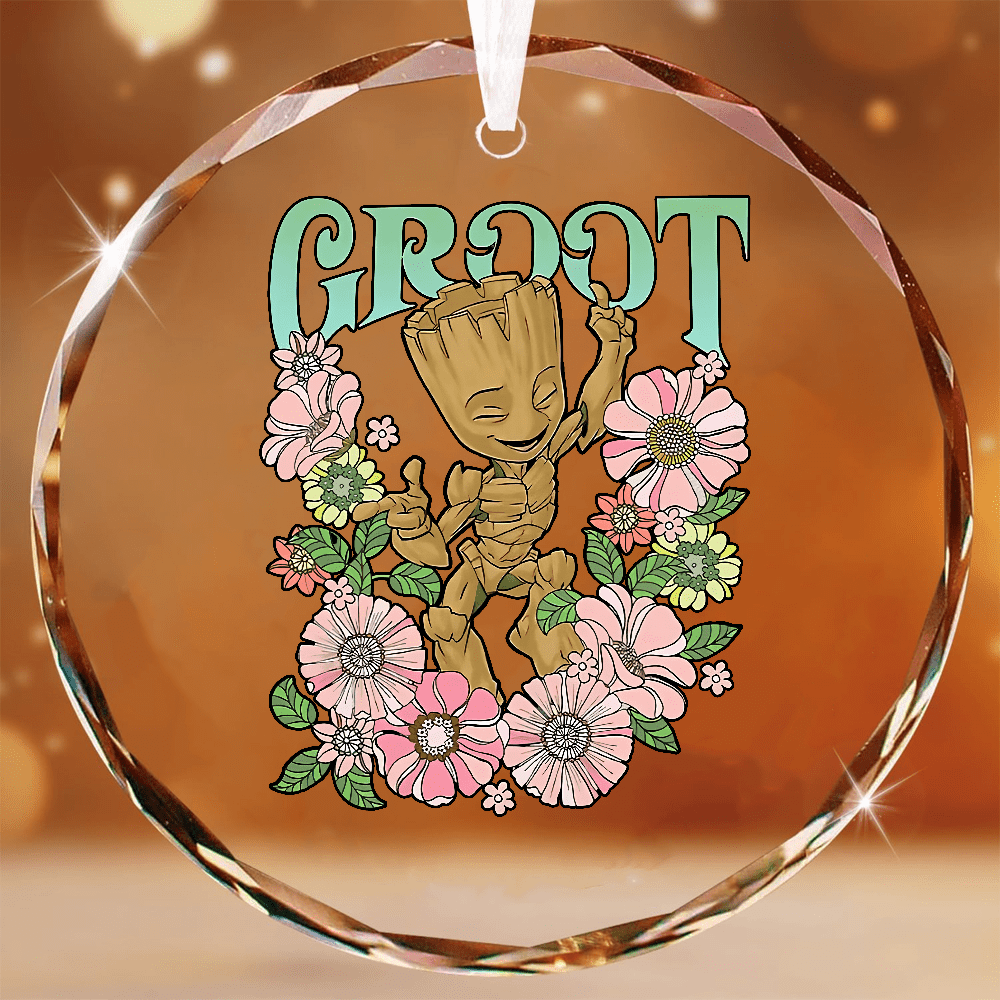 Juxt Guardians of the Galaxy Groot Ornament Floral Dance Poster Disney ...
