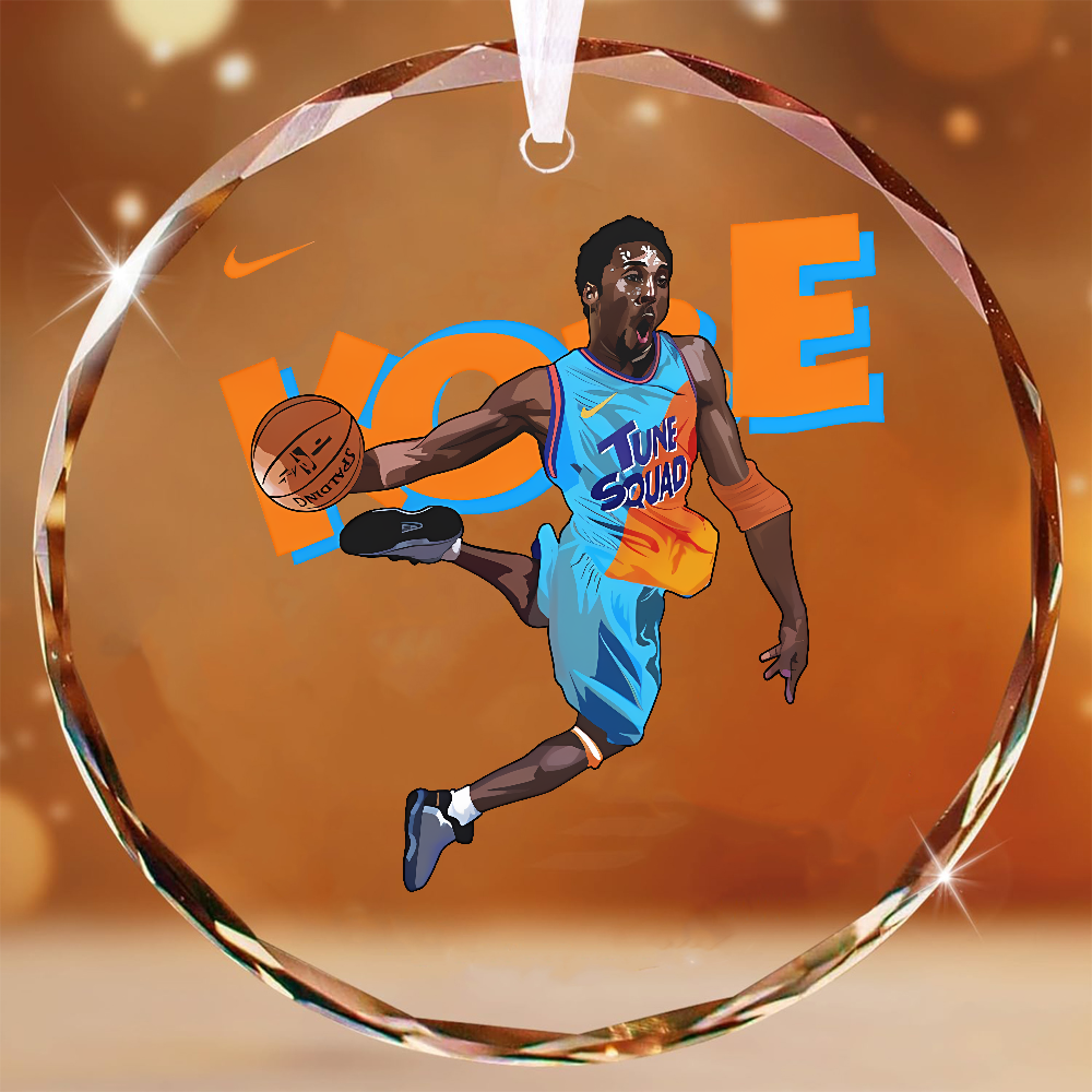 Juxt Kobe Bryant Ornament Space Jam Looney Tunes Squad, Crystal Glass ...