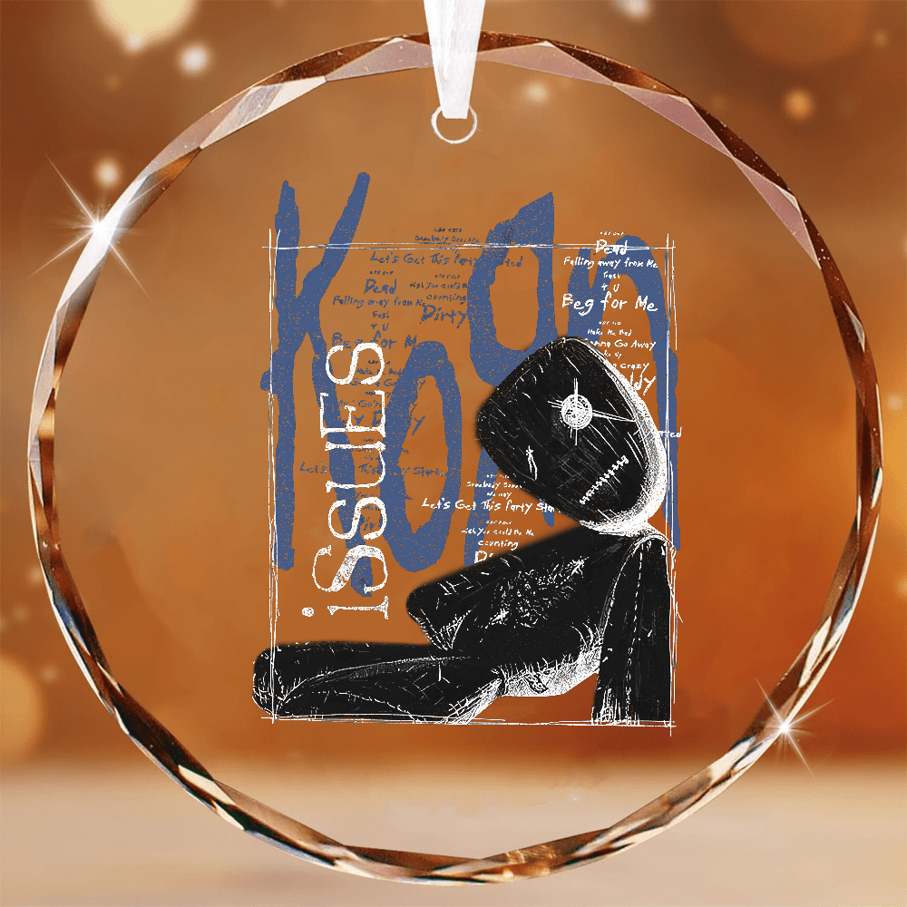 Juxt Korn Issues Ragdoll Glass Ornament, Rock Band Inspired Decorative ...