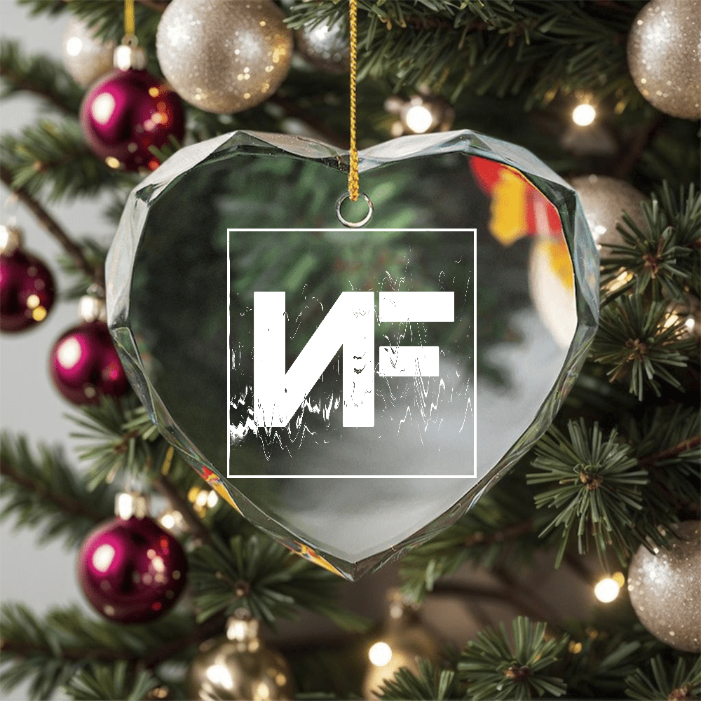 Juxt NF Hope Album Glass Ornament, Rap Artist Inspired Decorative ...