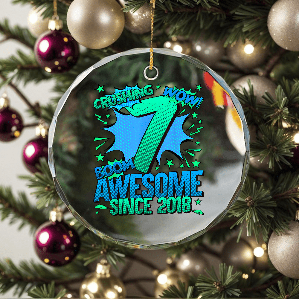 Juxt Seventh Birthday Graphic With Number 7 And Celebration Theme For ...