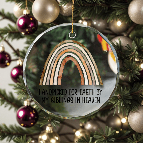 Juxt Siblings in Heaven Keepsake Handpicked for Earth by My Siblings in Heaven Memorial Baby ...