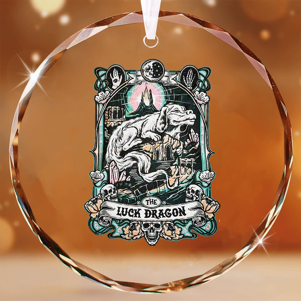 Juxt The NeverEnding Story Ornament Luck Dragon Falkor Fantasy, Crystal ...