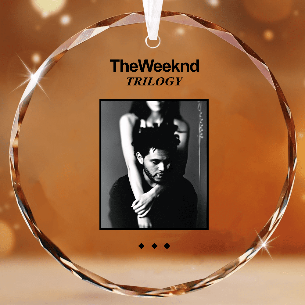 Juxt The Weeknd Trilogy Ornament Album Cover, Crystal Glass Ornament ...