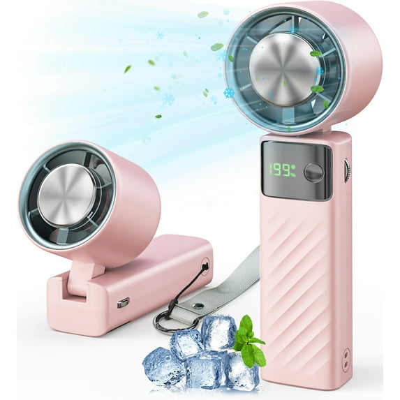 Juyafio Cutting-Edge Tech with 199 Speed Cooling Portable Small Fan ...
