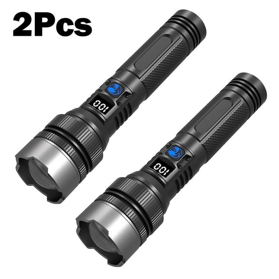 ZLCFlashlight LED Rechargeable Flashlights High Lumens, 99,000 LM Super ...