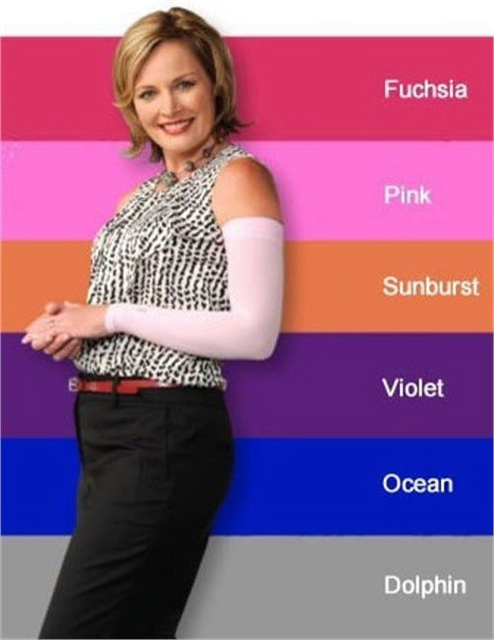 Juzo 2001 Lymphedema Armsleeve Dreamsleeve w/Silicone Band - 20-30 mmHg ...