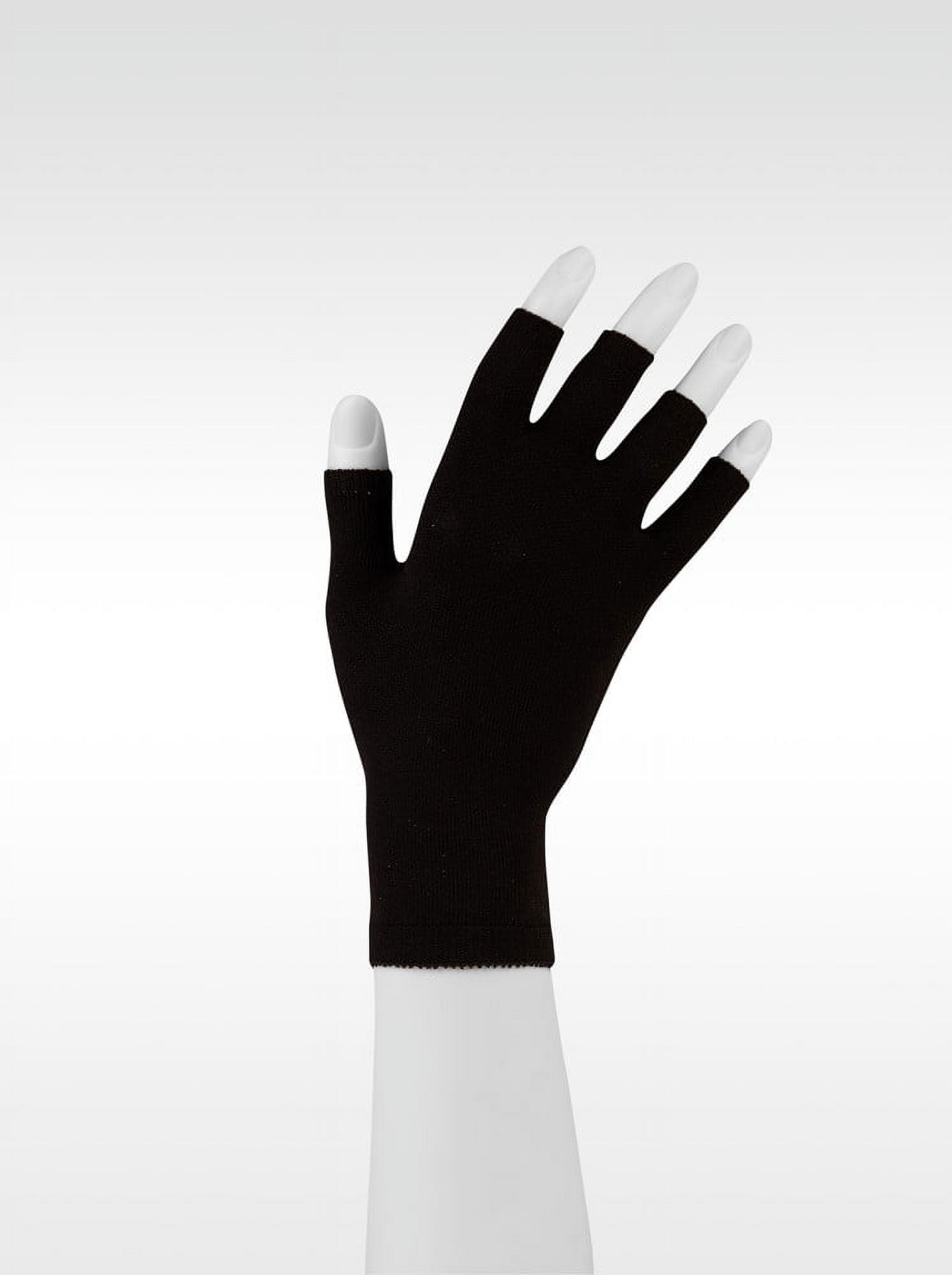 Juzo 2301 Seamless Lymphedema Glove - 20-30 mmHg Reg Reg Black Medium ...