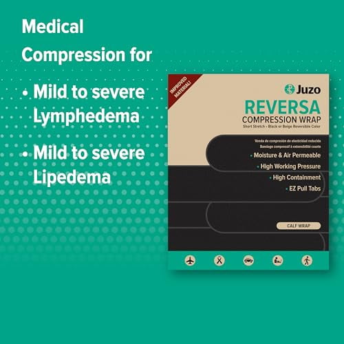 Juzo Reversible Versatile Support 30-60mmHg Calf Compression Wrap ...