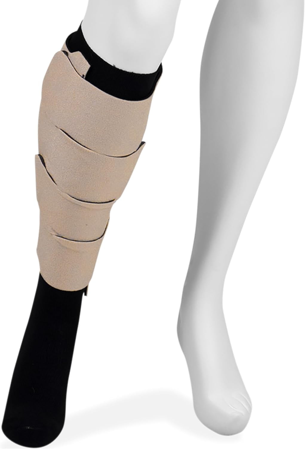 Juzo Reversible Versatile Support 30-60mmHg Calf Compression Wrap, Beige, L Max Long - Walmart.com