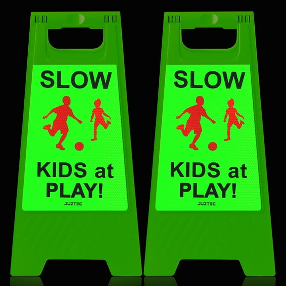3pcs Slow Down Kids At Play Sign for Street Neighborhoods Children ...