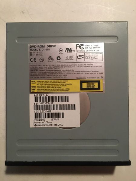 Jvc dvd rom internal black front, ide, ltd-166s, 5187-1941 - Walmart.com