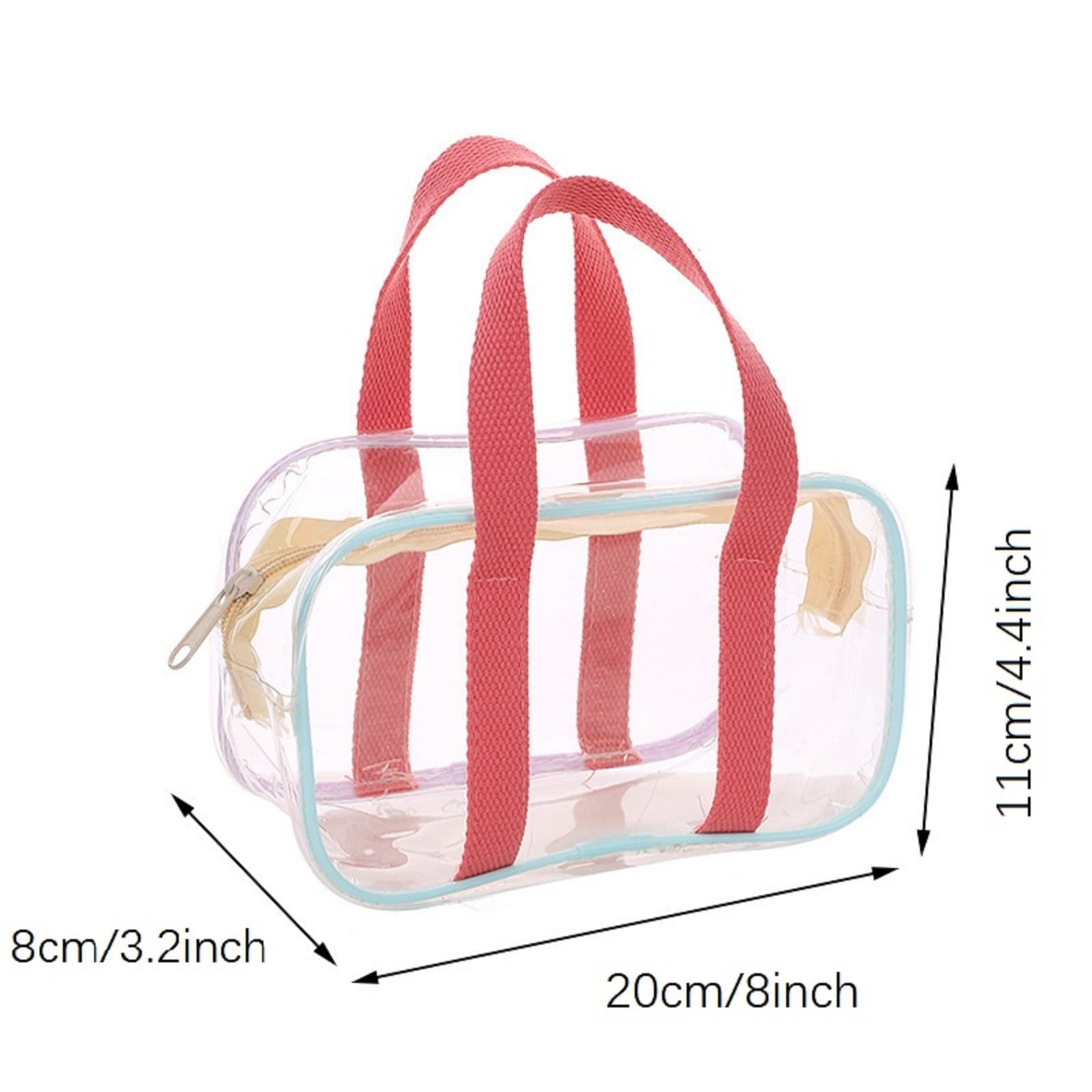 Jwdx Beach Bag (1Pc) Clear Pvc Beach Bag For Women Transparent Plastic ...