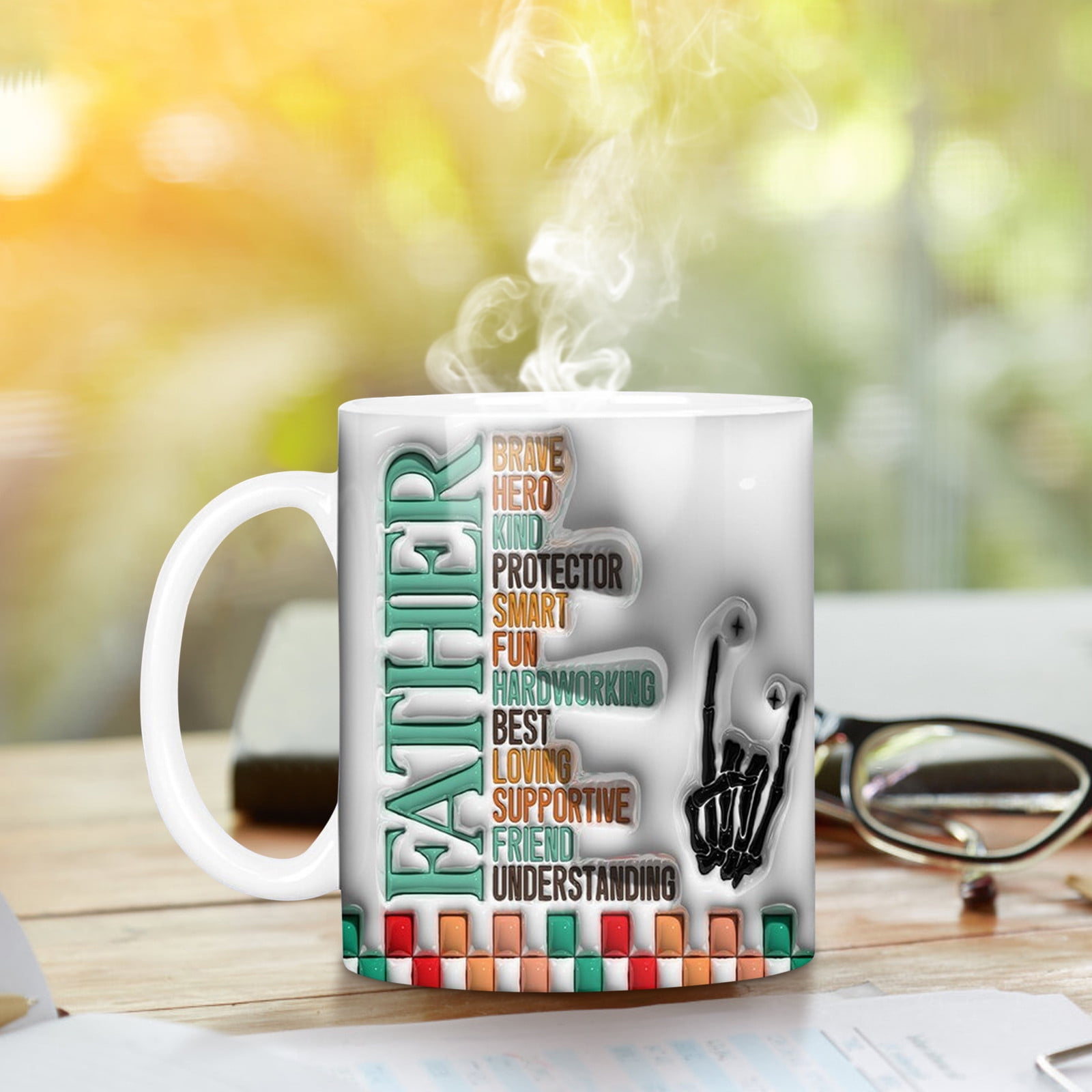 Jwputqe Inflated World's Ever Mug 11oz Warp Sublimation Design, The Man ...