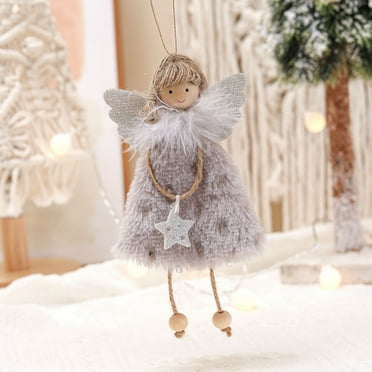 Dengmore Lace Gauze Dress Princess Girl Pendant Cute Plush Angel Doll ...
