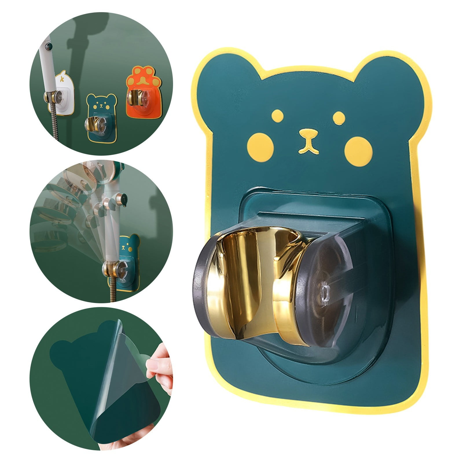 Jwputqe Punch- Shower Bracket Bathroom Universal Shower Head Fixed ...