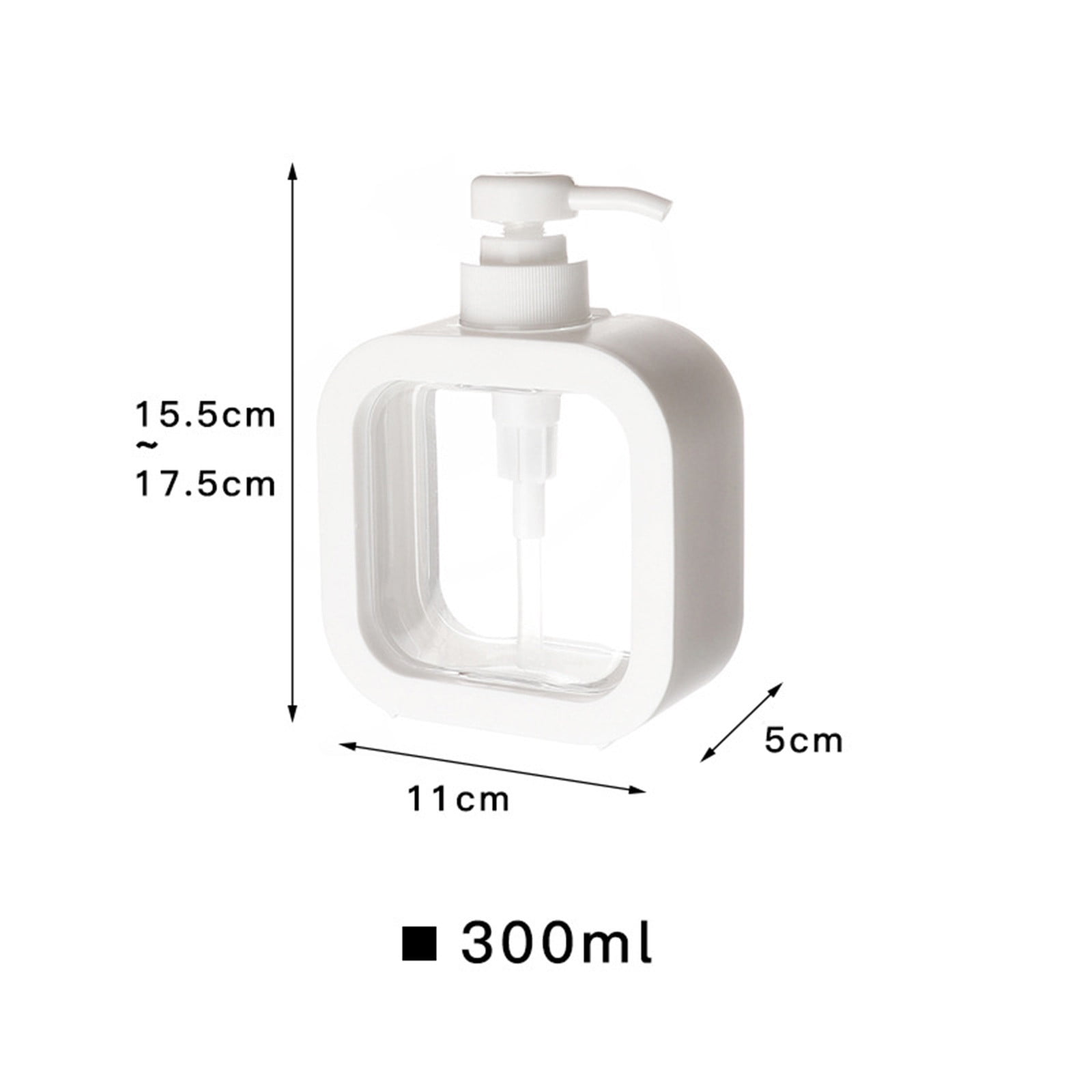 Jwputqe Split Bottle Travel Bathroom Split Bottle Plastic Press Bottle ...