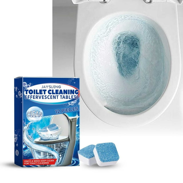 Jwputqe Toilet Bowl Cleaners 12 PACK Household Toilet Cleaner Automatic ...