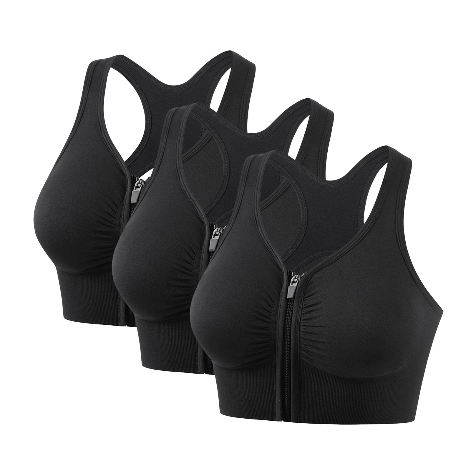 Jwputqe Womens Bras Supportive Athletic Bra Seamless Over Size Bra ...