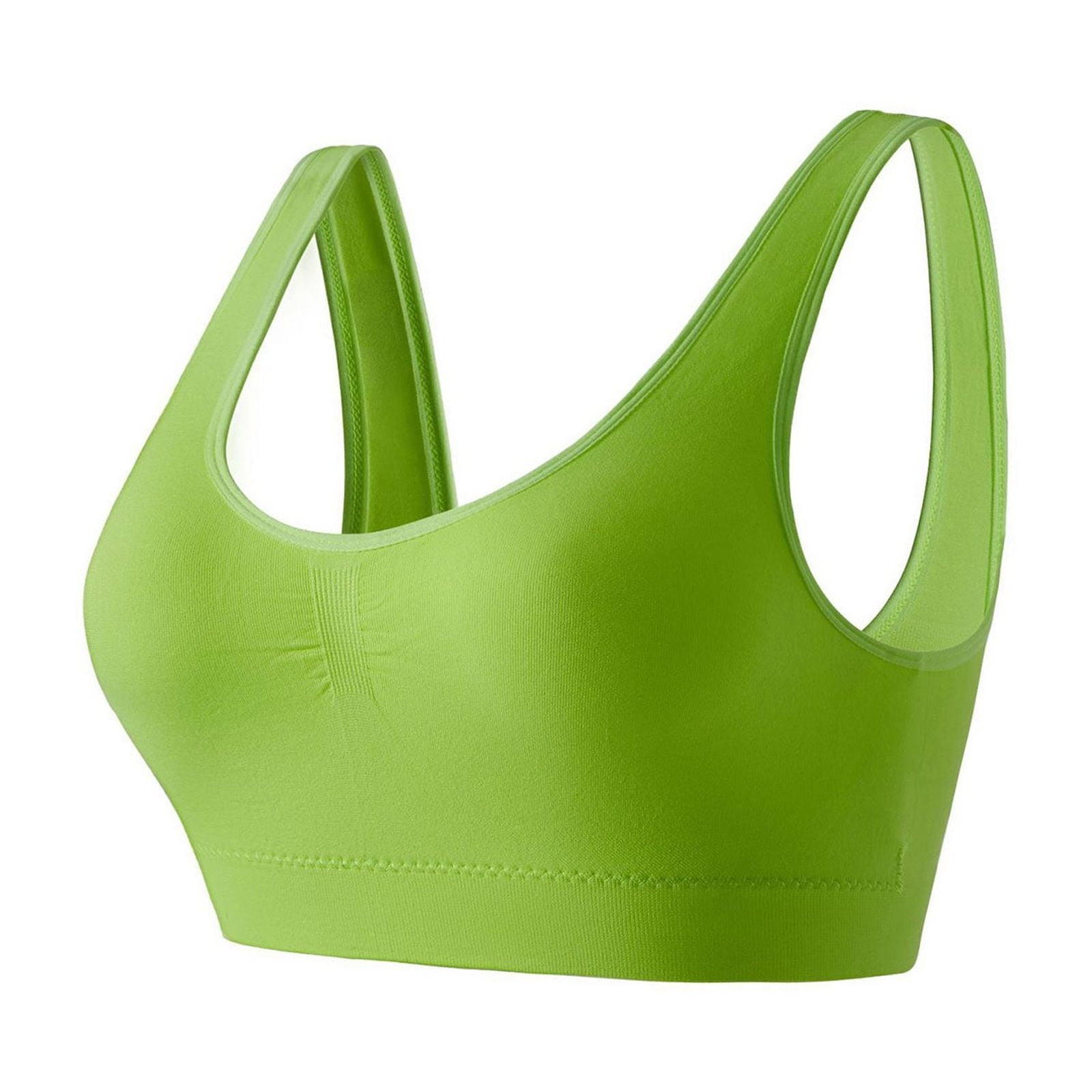 Jwputqe Womens Bras Supportive Athletic Bra Seamless Over Size Bra ...
