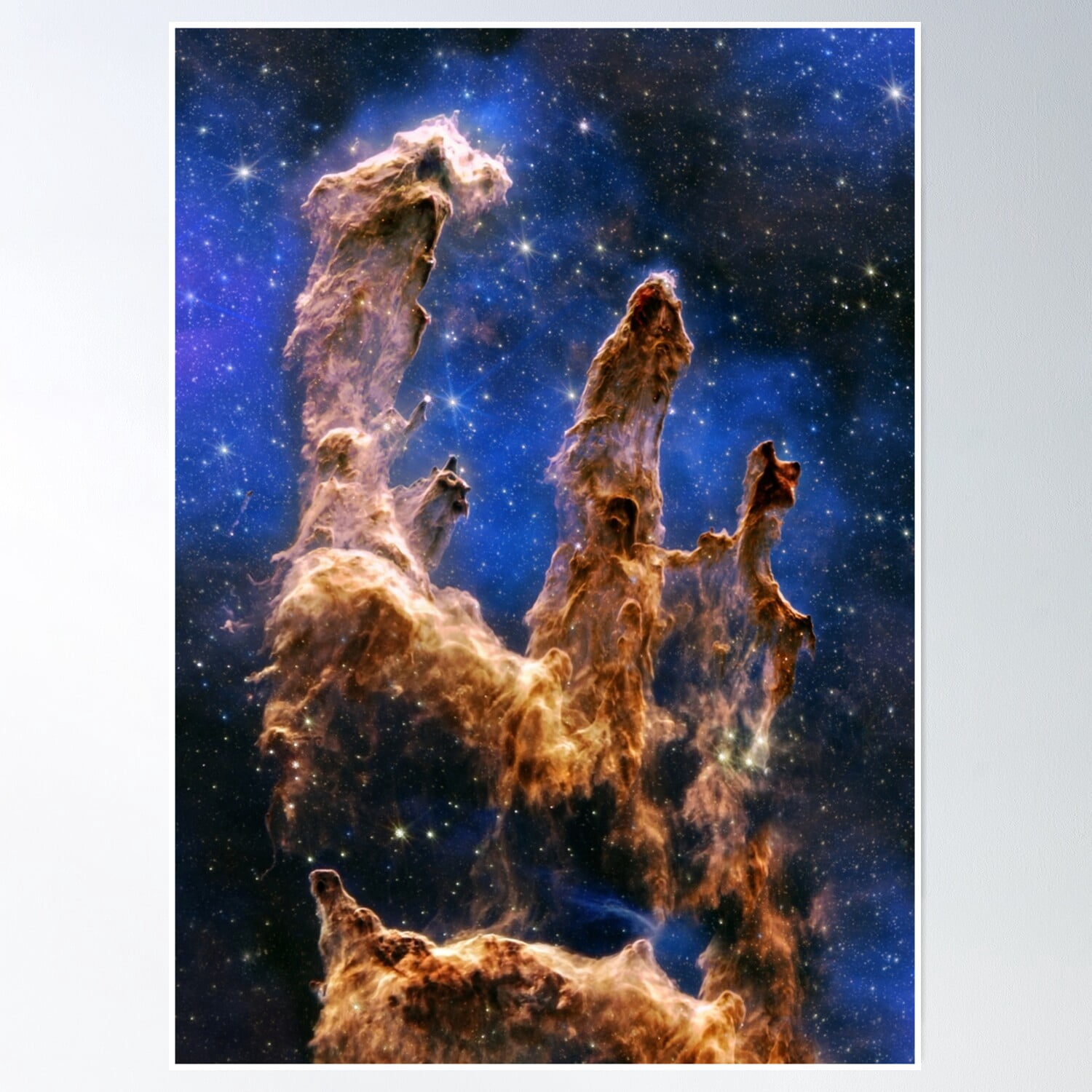 Jwst Pillars Of Creation Nircam + Miri (Merged And Enhanced Ultra-Hd ...