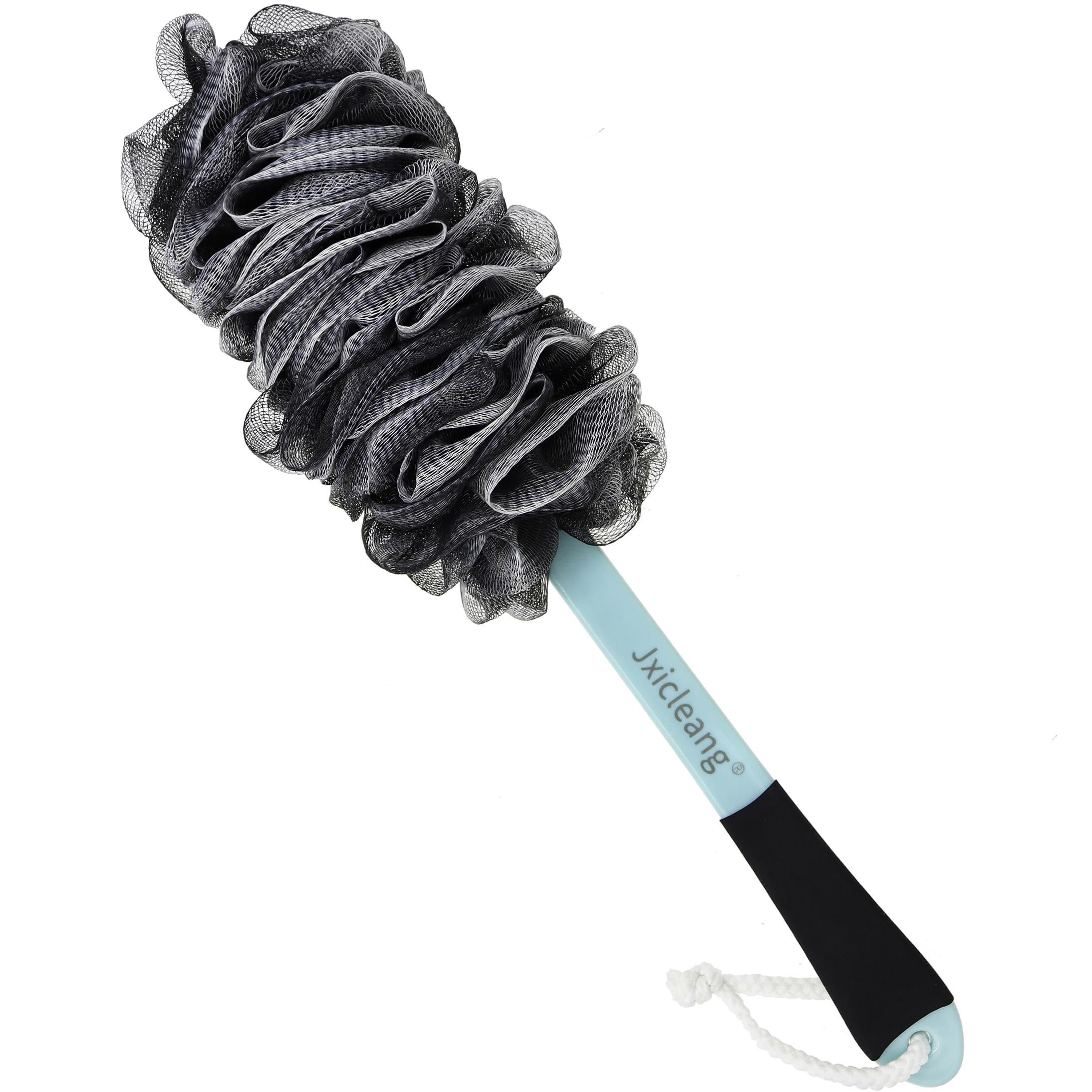 Jxicleang Soft Loofah Body Wash Brush, Back Scrubber with Non-Slip Long ...