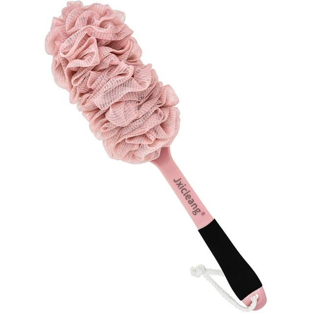 Jxicleang Long-Handled Back Scrubber, Non-Slip Exfoliating Bath Brush ...