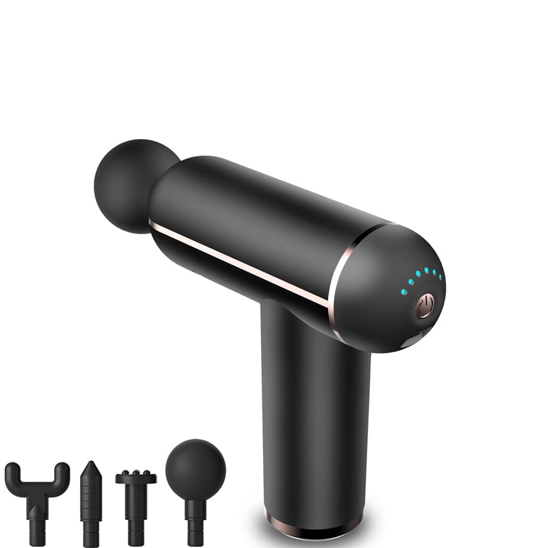 Jxp lcd massage gun mini high frequency charger deep tissue massager ...