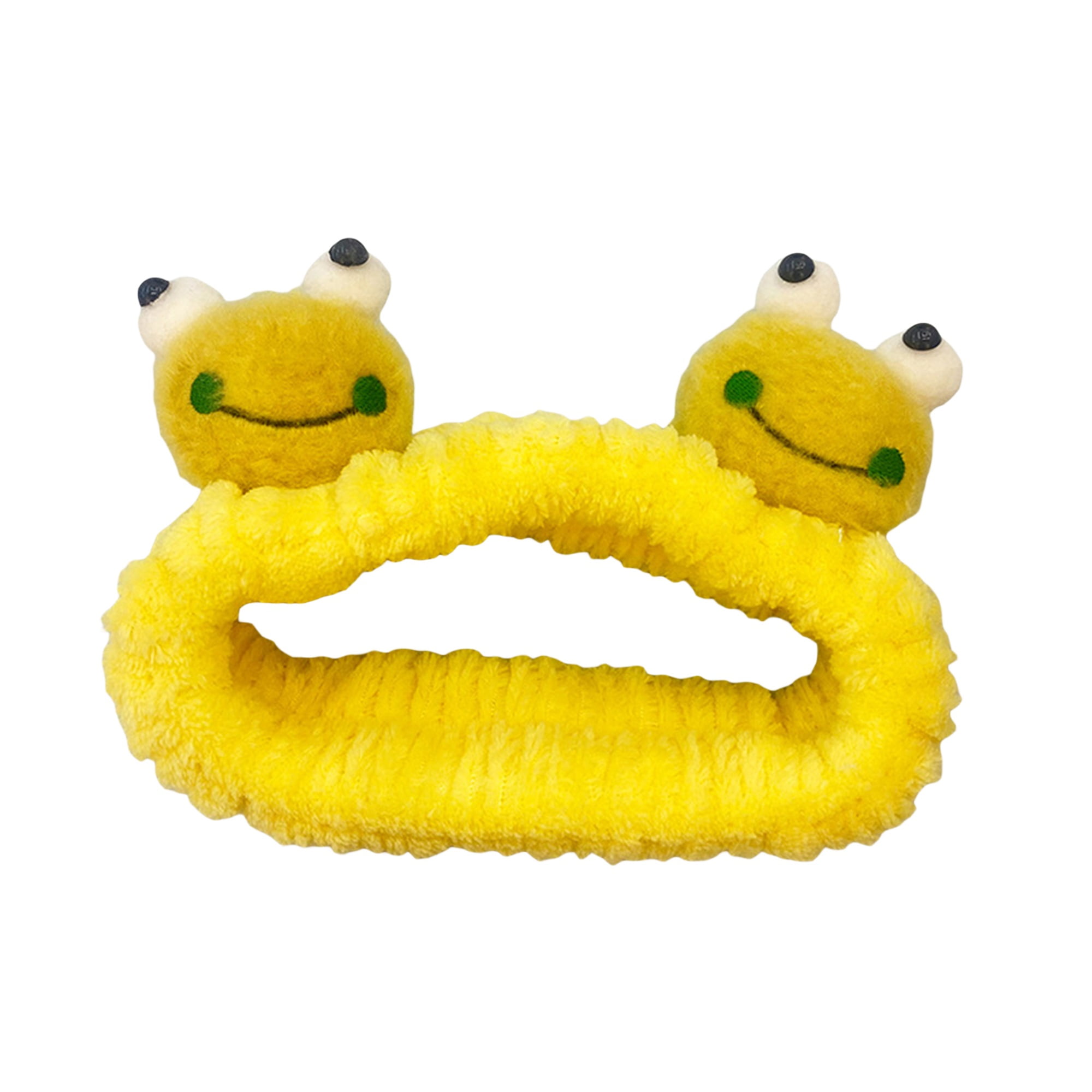 Jxzom Cartoon Frog/Dinosaur Soft Headband for Washing Face Furry Facial ...