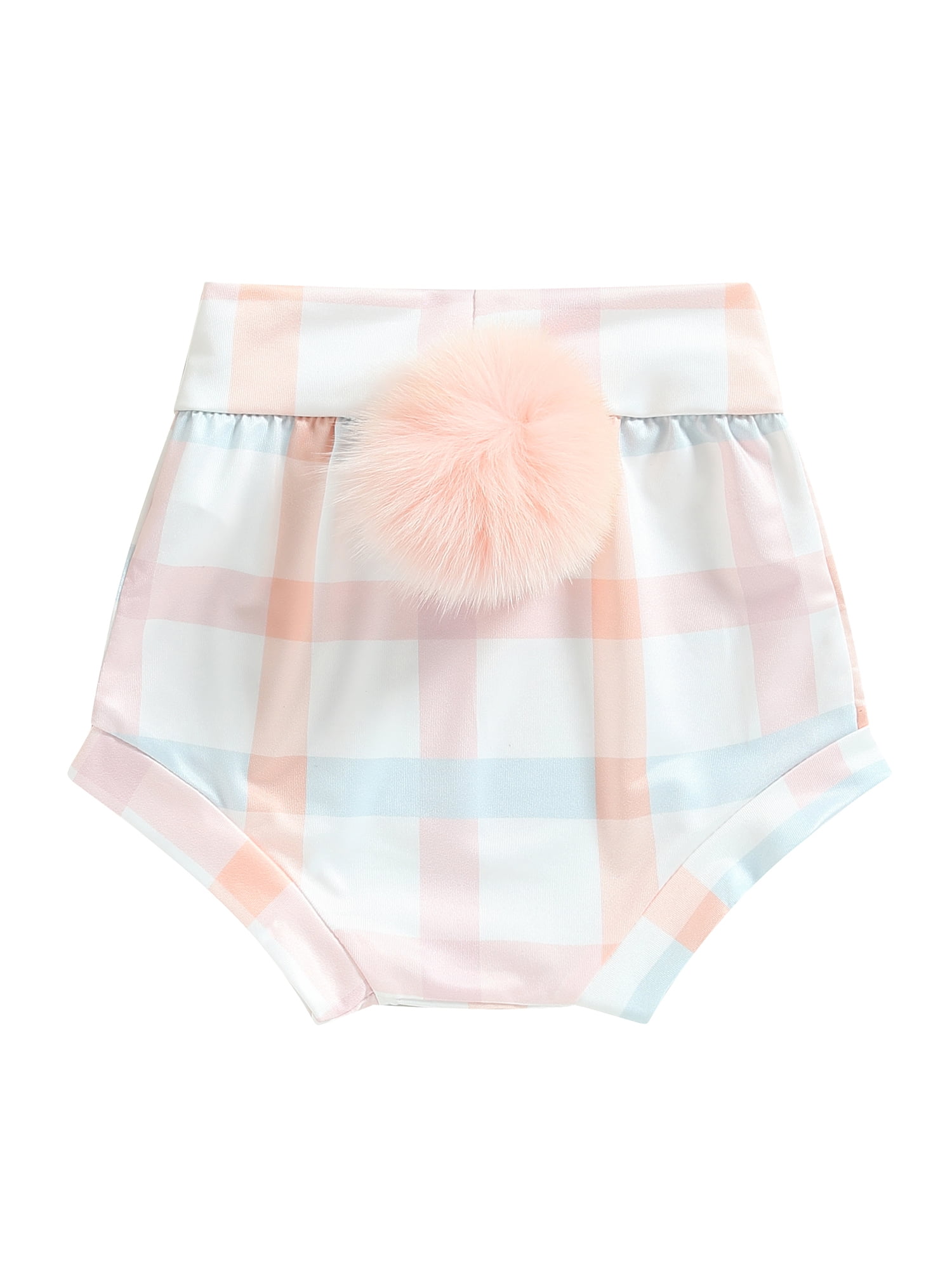 Jxzom Infant Baby Girl Boy Easter Shorts Cartoon Rabbit/Plaid Print ...