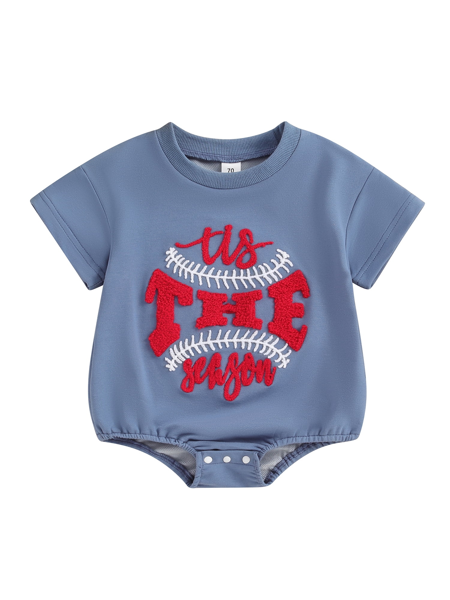 Jxzom Newborn Baby Boy Girl Baseball Outfit Short Sleeve Letter ...
