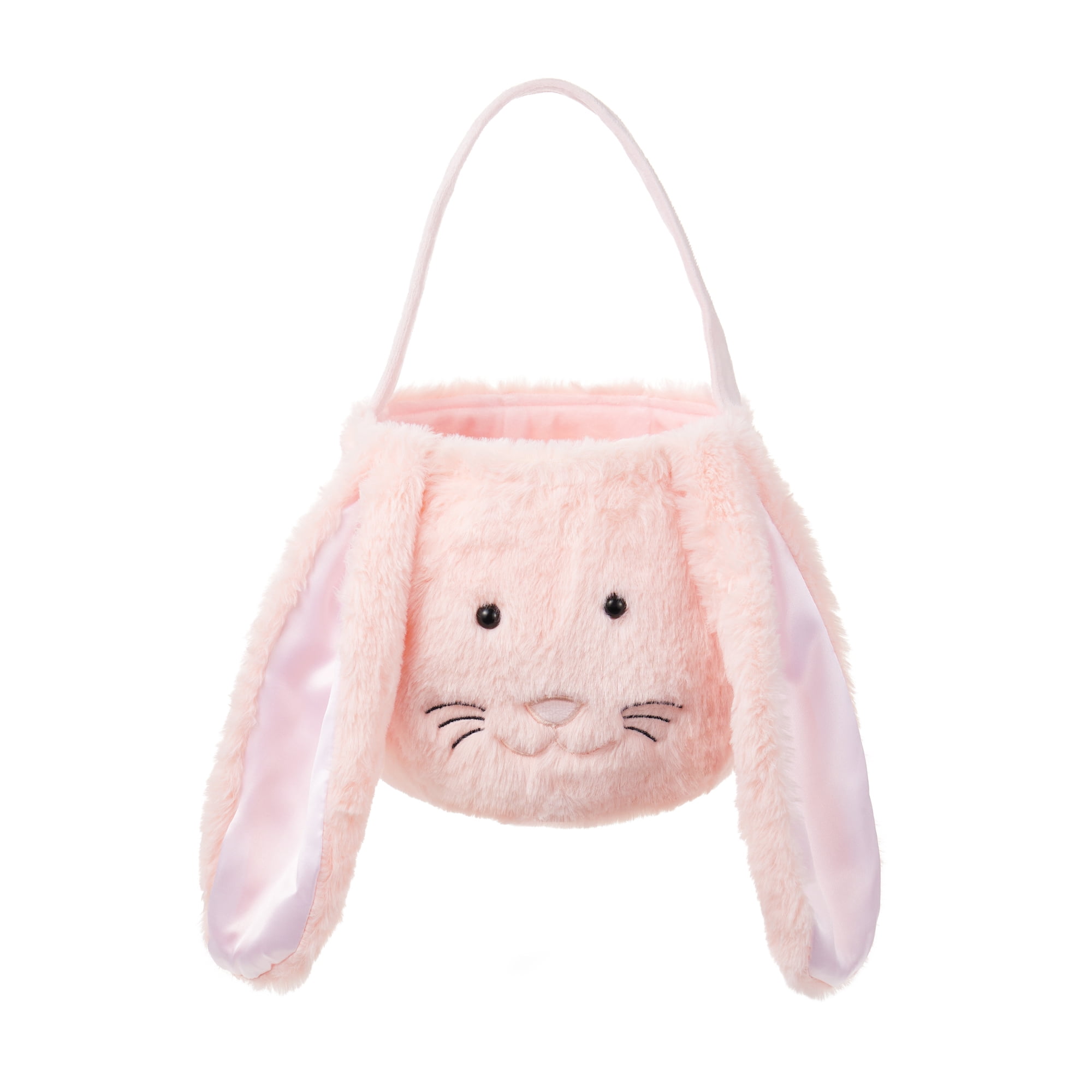 Jxzom Plush Easter Bunny Basket for Kids Boys Girls Easter Buckets with ...