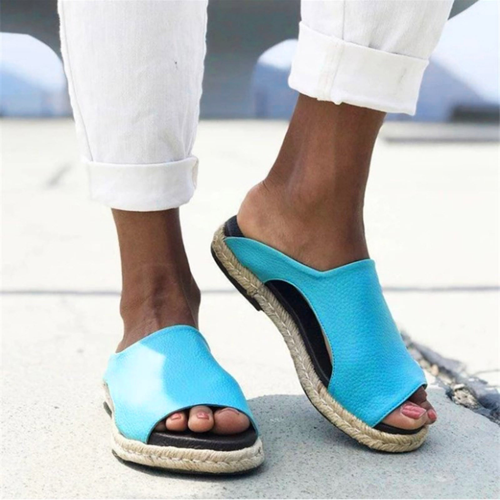 Jyeity Bobs Slippers For Women Anti-Slip Squishmallow Slippers Flat Toe ...