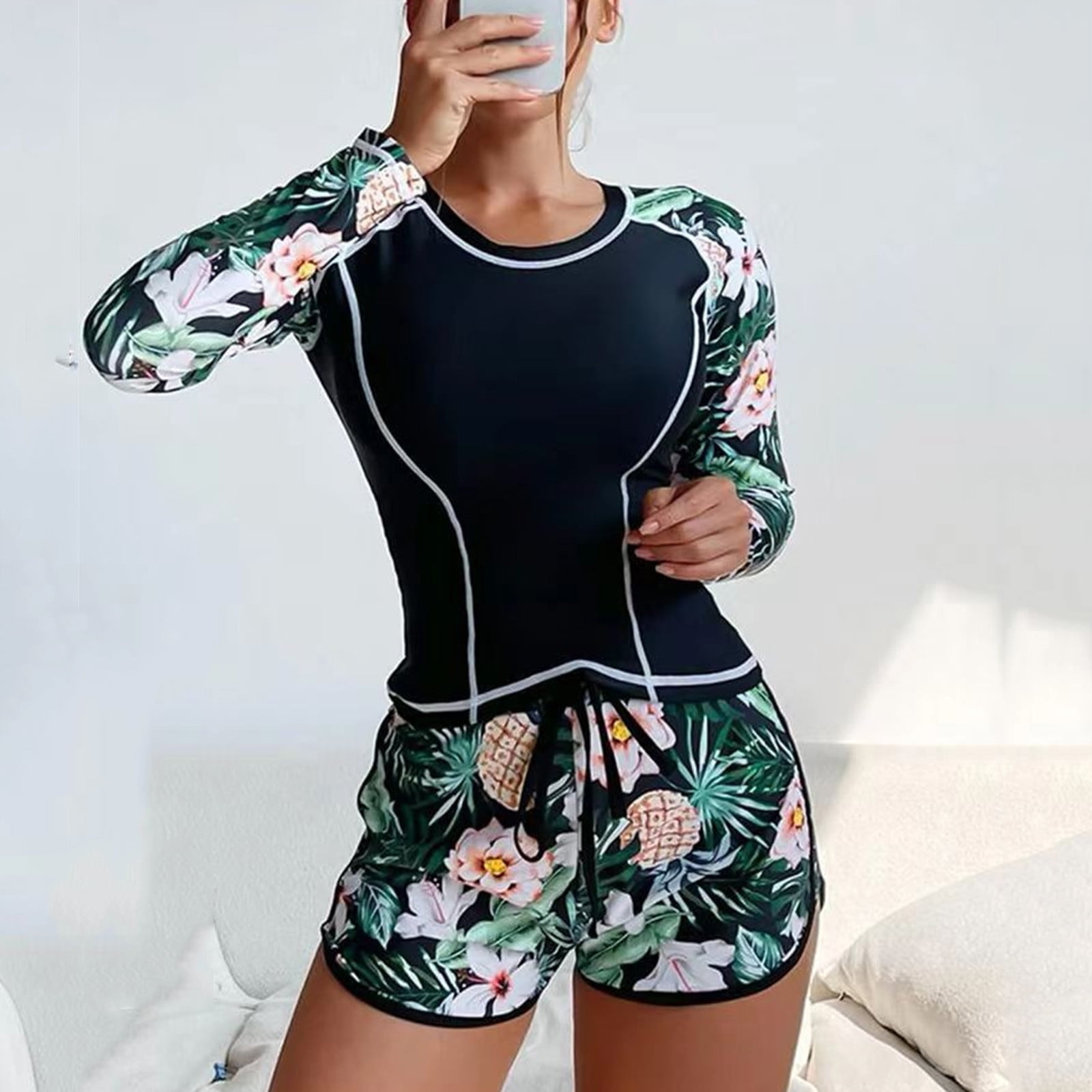 Jyeity Swimsuit One Piece Deep V Neck Women Swimwear One Piece Tummy