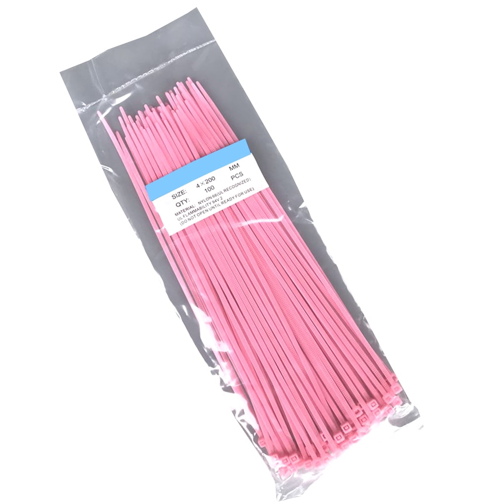 Jygee 100 pieces/bag Self-Locking Nylon Wire Plastic Network Network ...