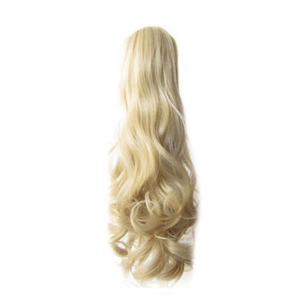 Jygee 55cm Women Girls Long Curly Wavy Ponytail Extension Synthetic ...