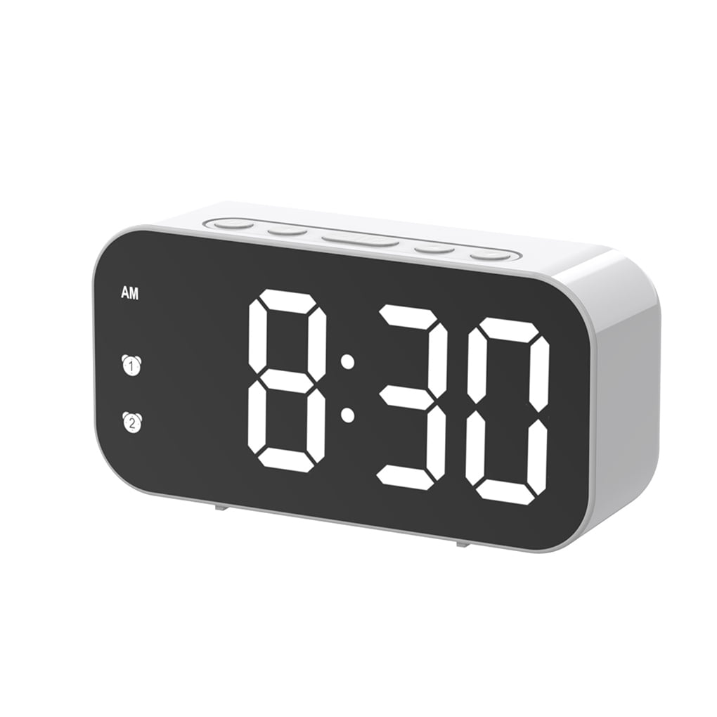 Jygee Alarm Clock LED Display Portable Electronic Clocks Adjustable ...