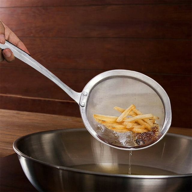 Jygee Home Kitchen Oil Strainer Tool Stainless Steel Wire Mesh Flour ...